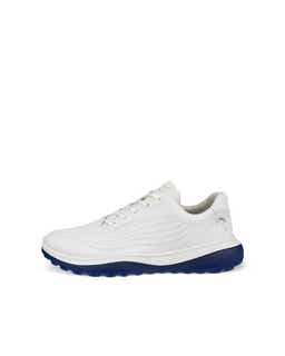 Men's ECCO® Golf LT1 Leather Waterproof Golf Shoe | White