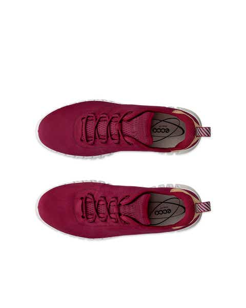 ECCO Gruuv Flexible Sole Women ウィメンズ レザースニーカー | レッド