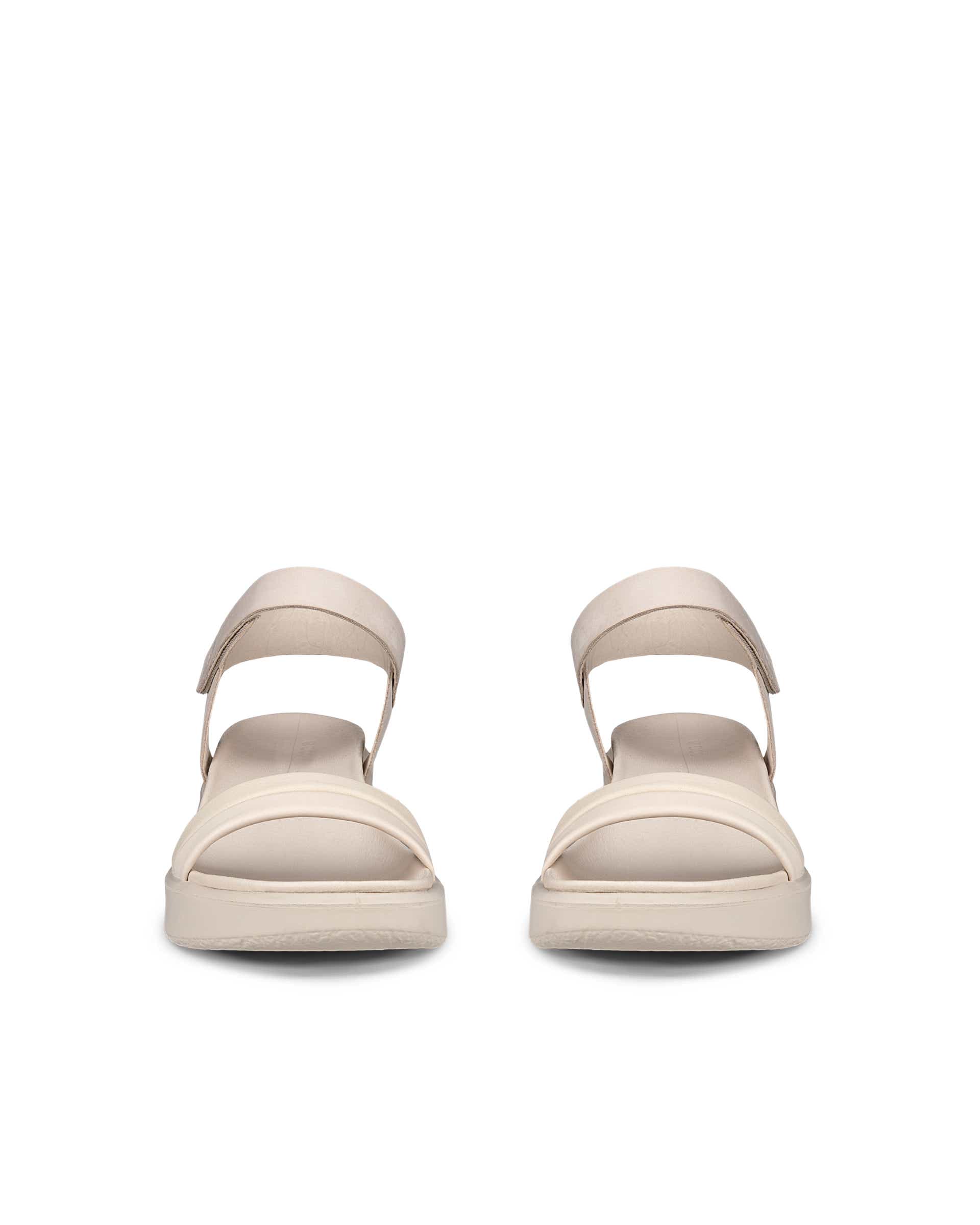 Women's ECCO® Flowt LX Leather Wedge Sandal | Beige
