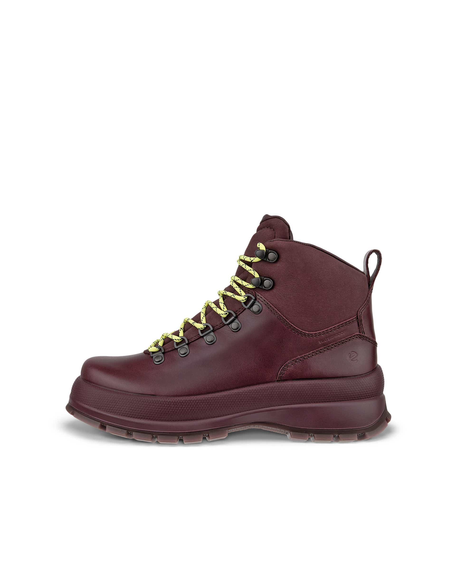 Women's ECCO® Track 30 Leather Waterproof Lace-Up Boot | Purple
