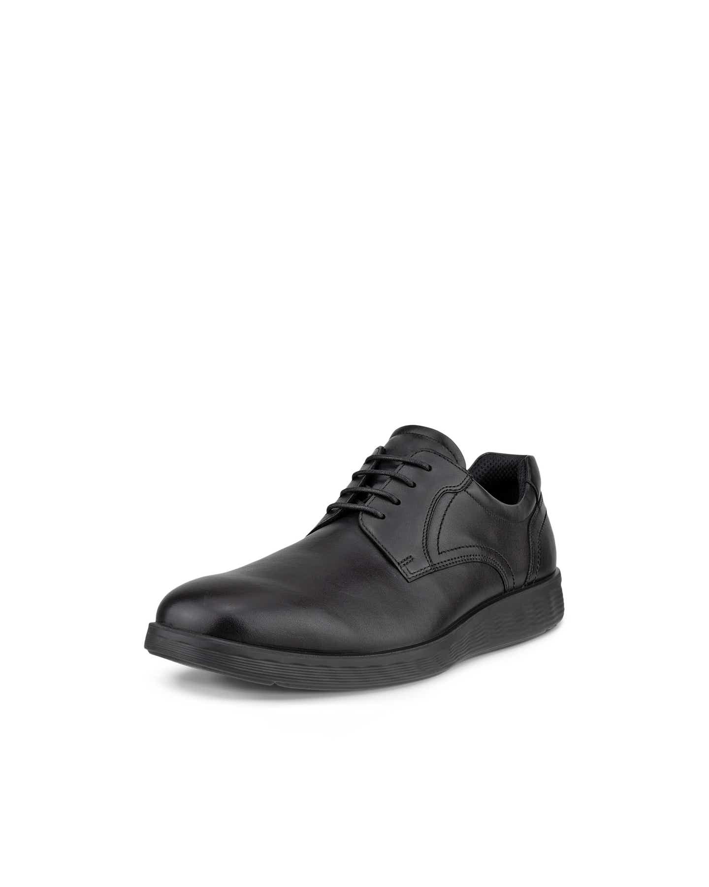 Men's ECCO® S Lite Hybrid Leather Derby Shoe | Black