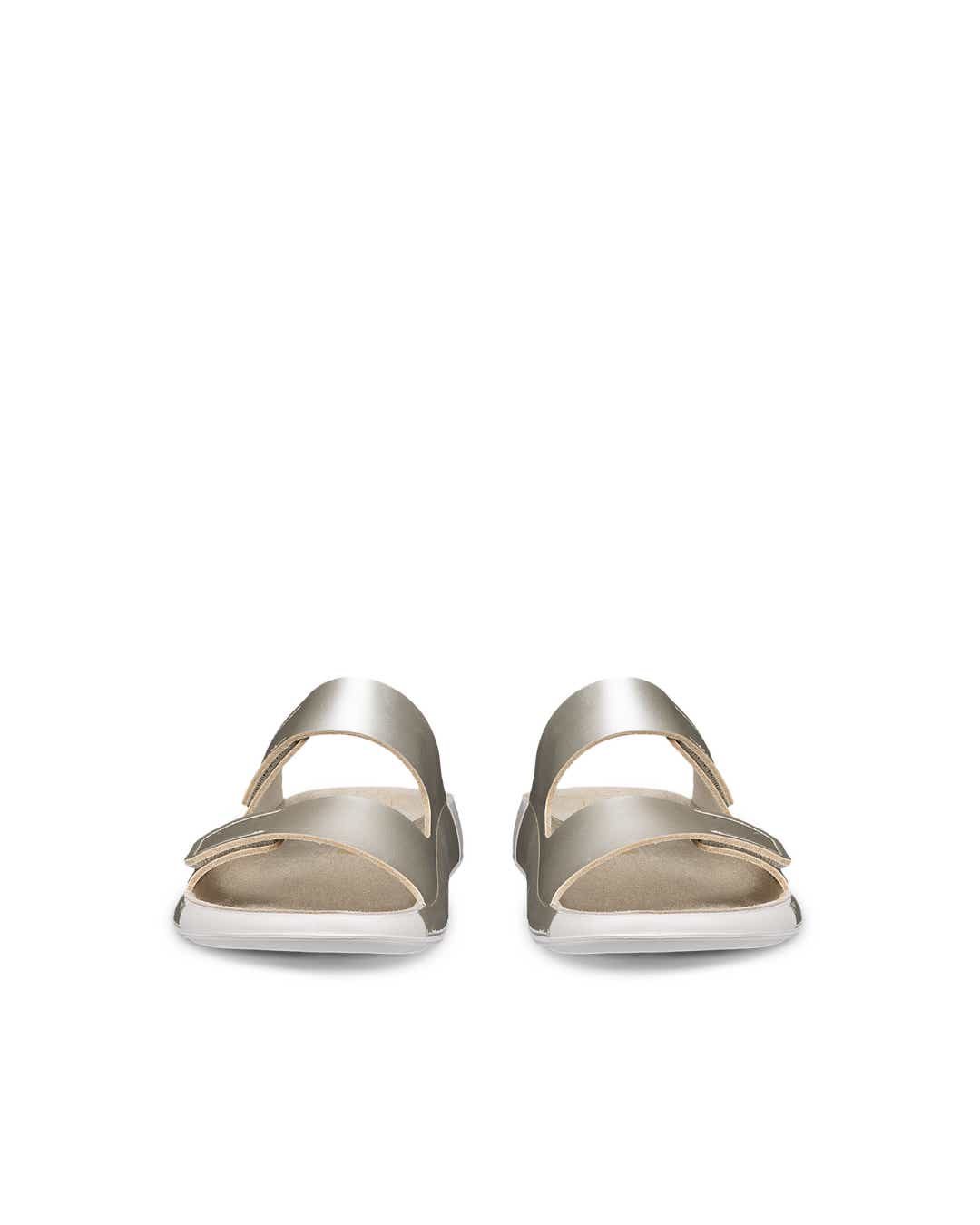 Women's ECCO® Cozmo Leather Two Strap Sandal | Gold