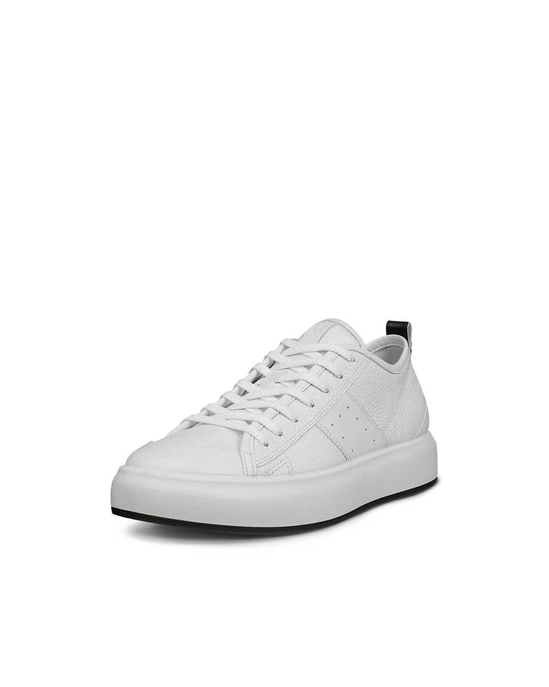 Women's ECCO® Street Ace Leather Sneaker | White