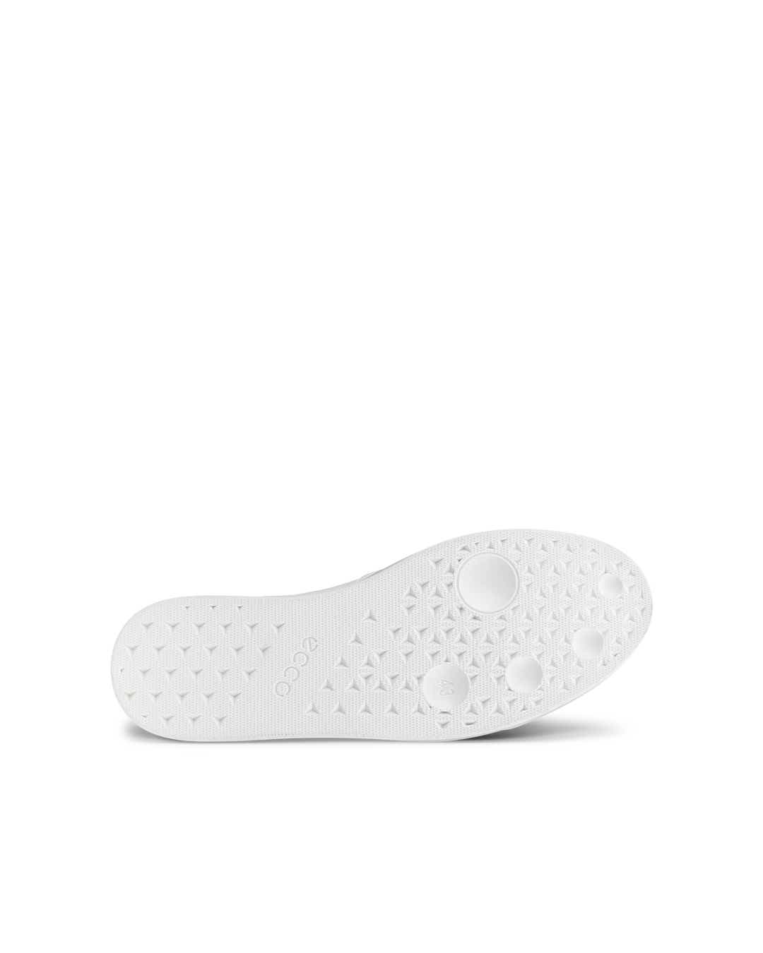 Men's ECCO® Street Lite Leather Slip-On Sneaker | White