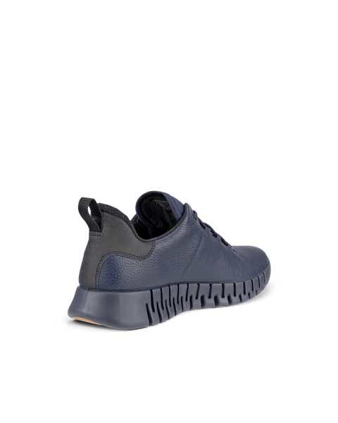 Men's ECCO® Gruuv Leather Gore-Tex Sneaker | Blue