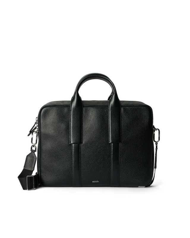 ECCO® City Leather Laptop Bag | Black