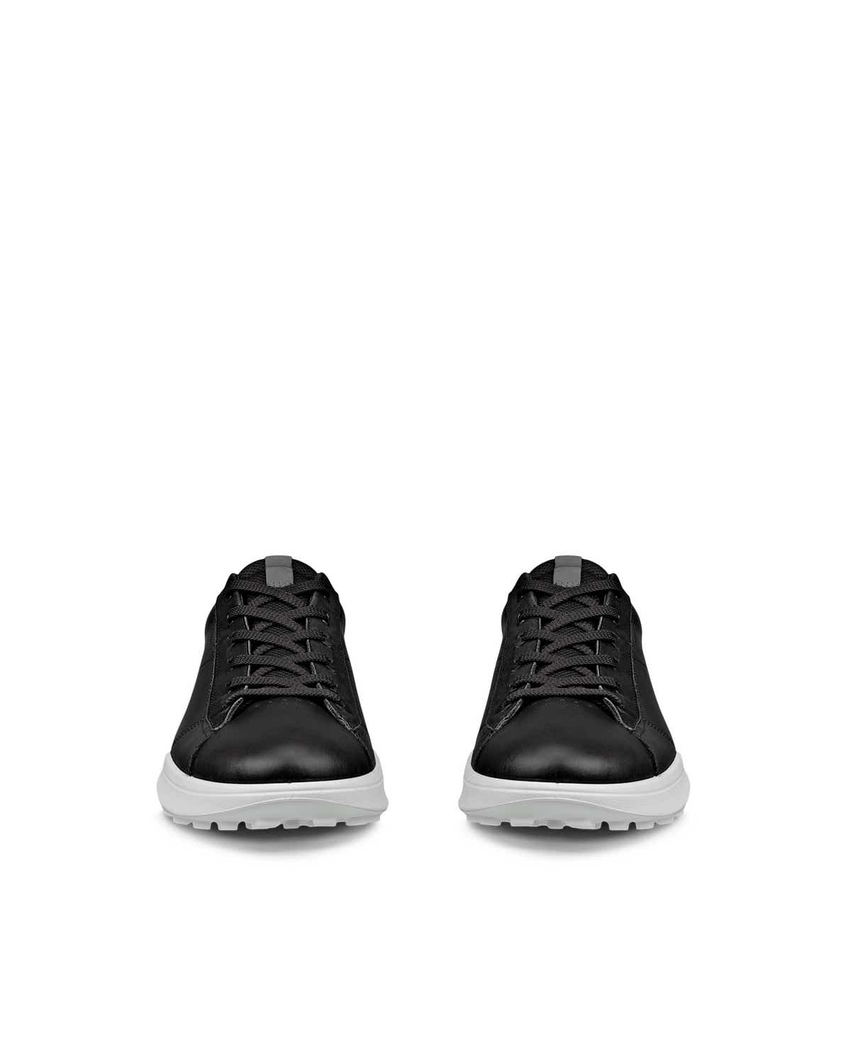 Men's ECCO® Golf Street Vibe Leather Waterproof Golf Shoe | Black