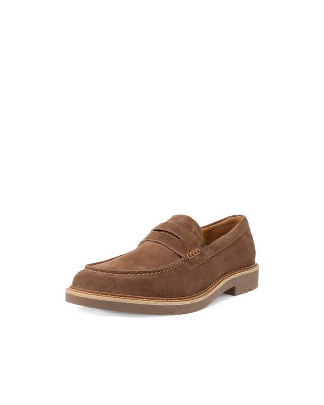 Men's ECCO® Metropole London Suede Loafer | Brown