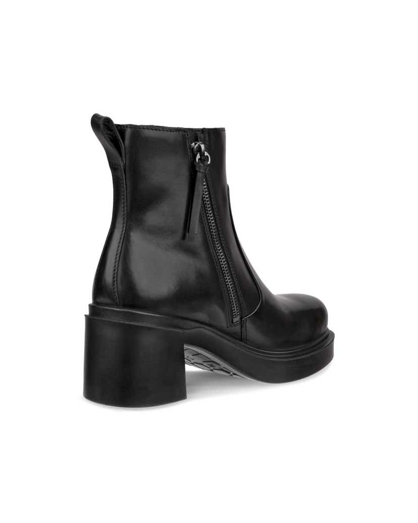 Women's ECCO® Metropole Seoul 45 Leather Ankle Boot | Black