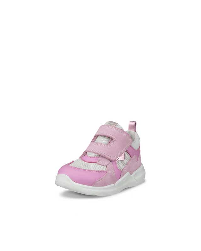 Kids' ECCO® BIOM 2.2 Suede Trainer | Pink