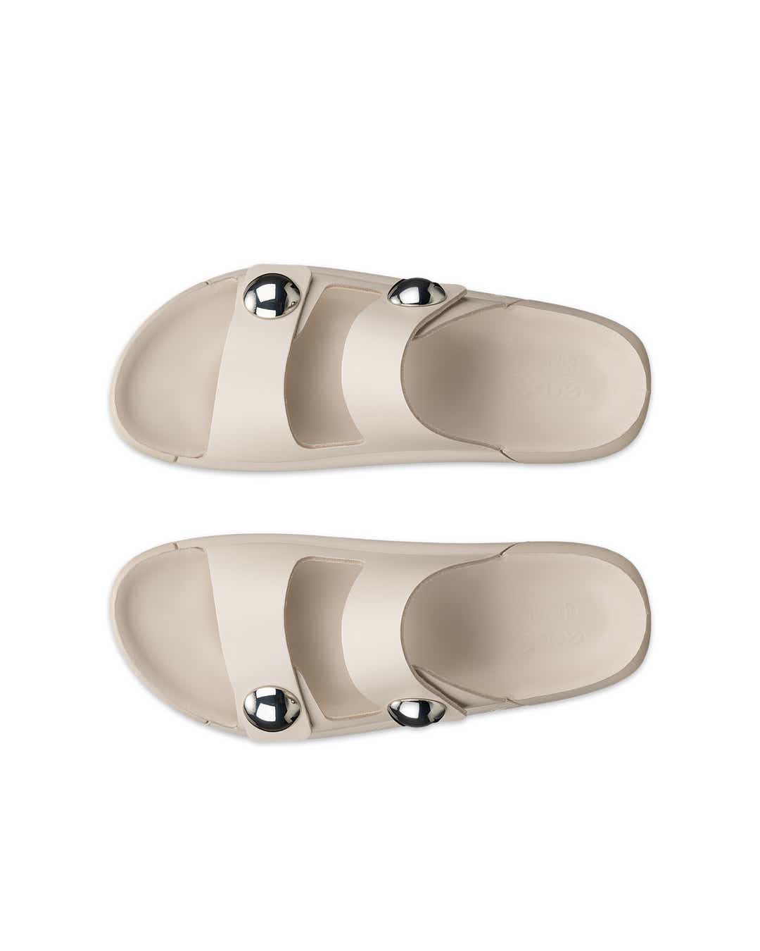 Women's ECCO® Cozmo Leather Two Strap Sandal | Brown