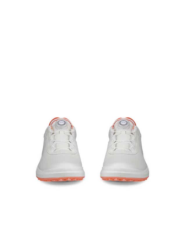 Women's ECCO® Golf Core Leather Waterproof Golf Shoe | White