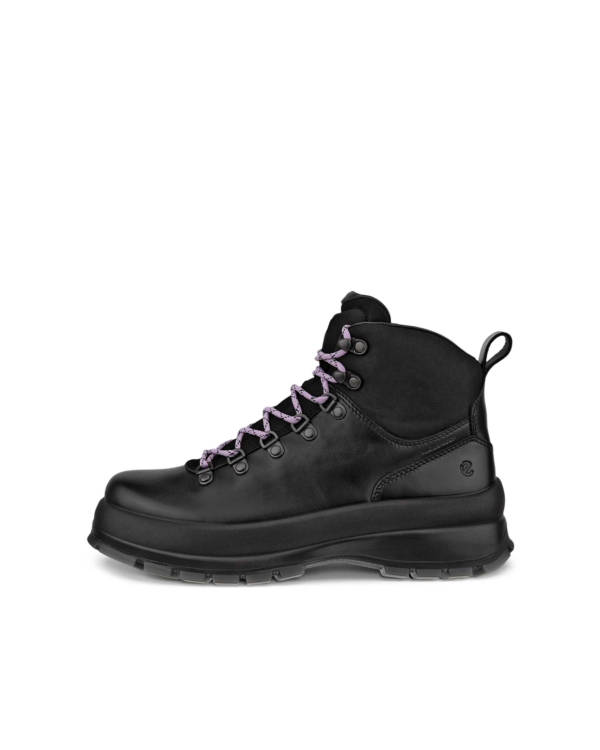Women's ECCO® Track 30 Leather Waterproof Lace-Up Boot | Black