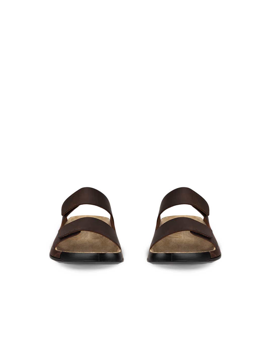 Men's ECCO® Cozmo Nubuck Two Strap Sandal | Brown