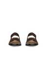ECCO Cozmo Sandal メンズ ヌバック2ストラップサンダル | ブラウン
