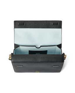 ECCO® Pinch Large Pebbled Leather Pinch Crossbody Bag | Black