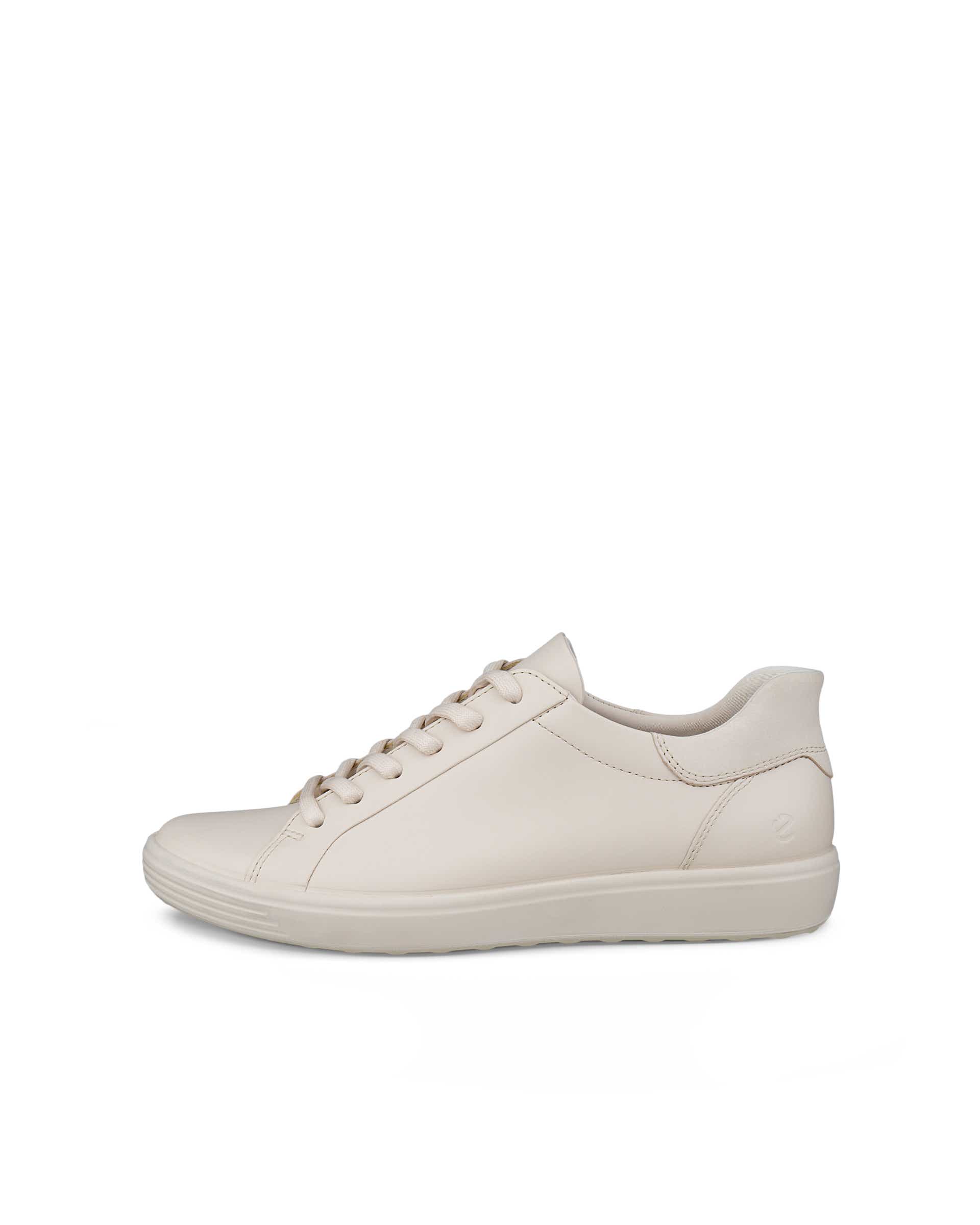 Women's ECCO® Soft 7 Leather Slip-In Sneaker | Beige