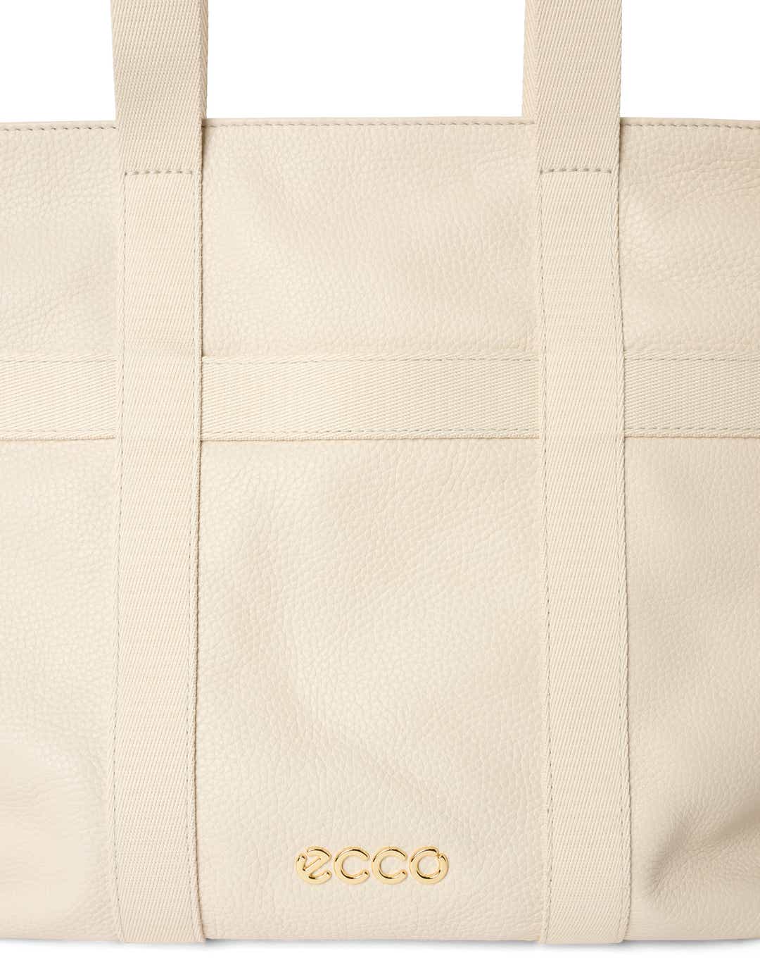ECCO® Globetrotter Waterproof Leather Tote Bag | Beige