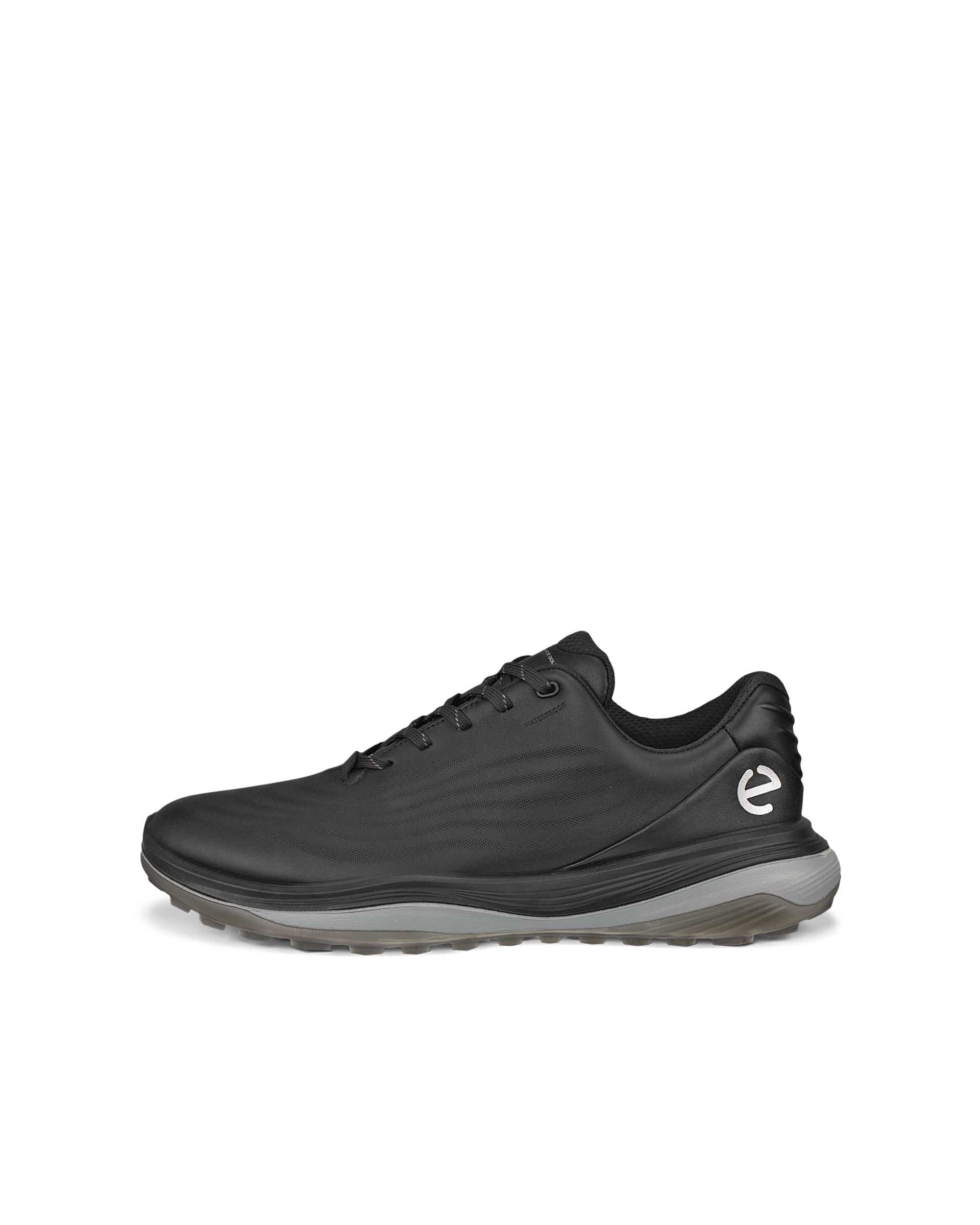 Men's ECCO® Golf LT1 Leather Waterproof Shoe | Black