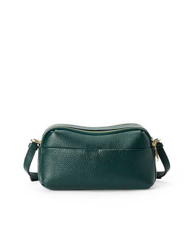 ECCO Camera Bag Curve レザーショルダーバッグ | グリーン