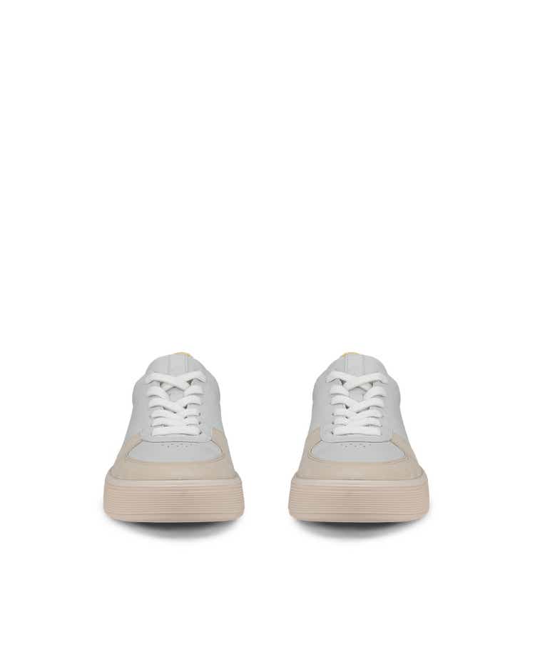 Women's ECCO® Street Tray Leather Sneaker | Beige