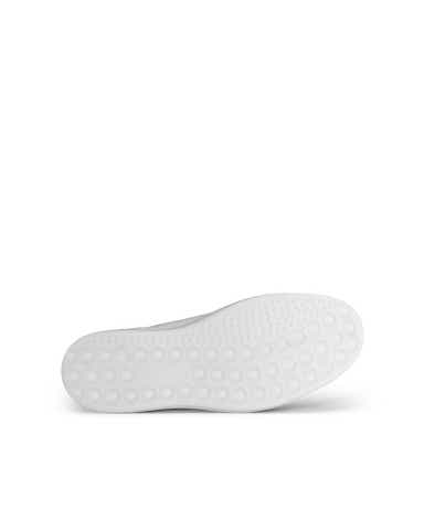 Men's ECCO® Soft 7 Leather Lace-Up Shoe | White