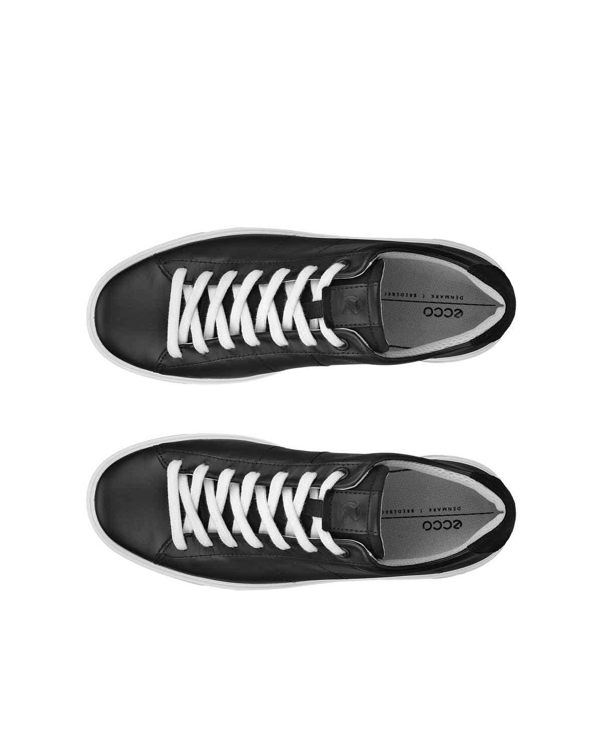Women's ECCO® Street Platform Leather Sneaker | Black