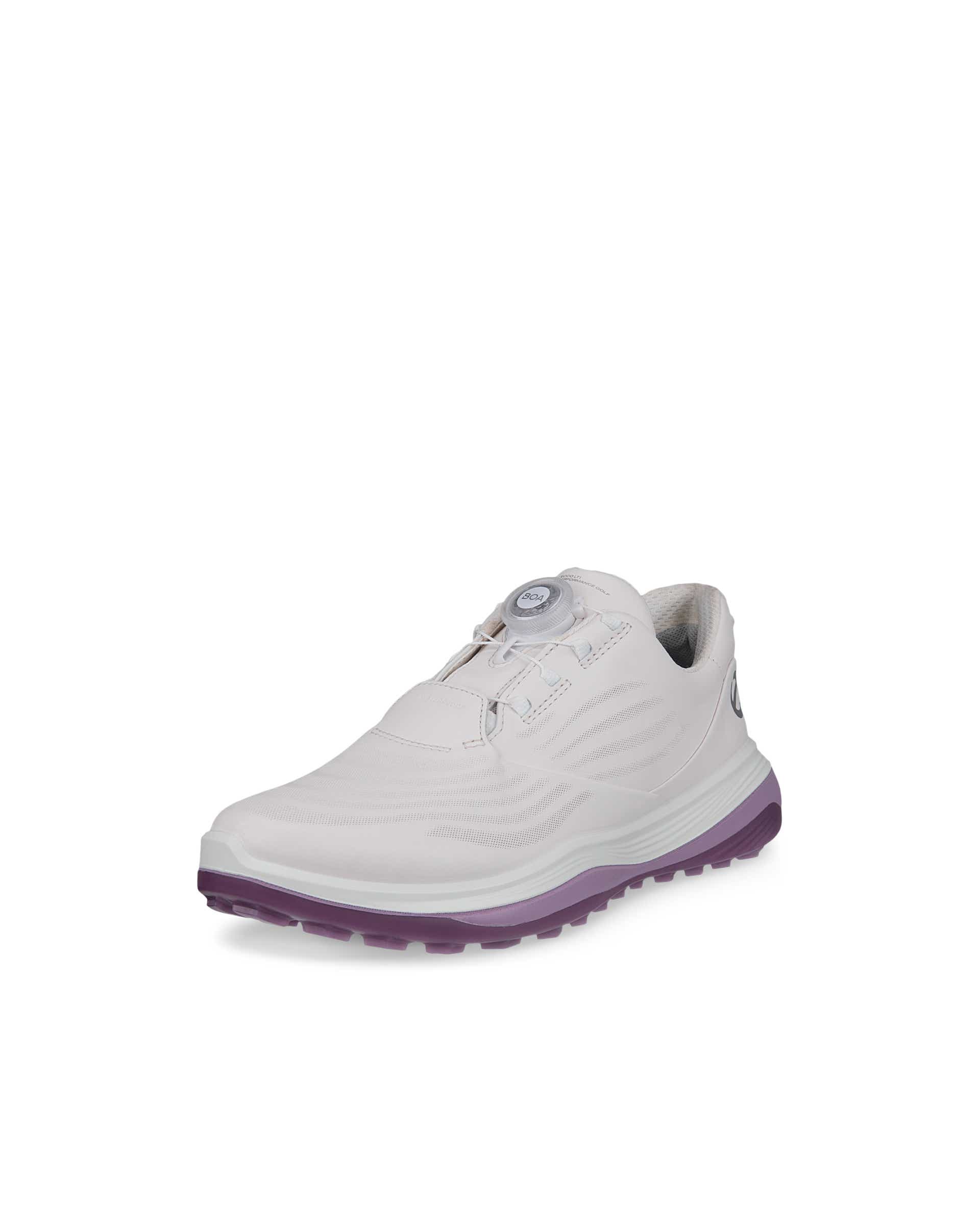 Ladies ECCO® Golf LT1 BOA Leather Waterproof Shoe | Pink
