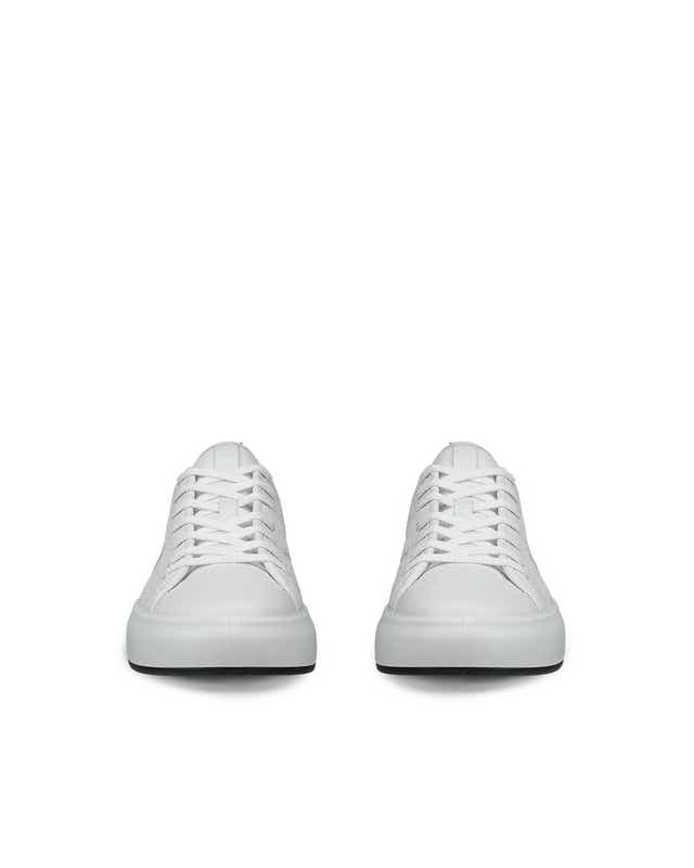 Women's ECCO® Street Ace Leather Sneaker | White