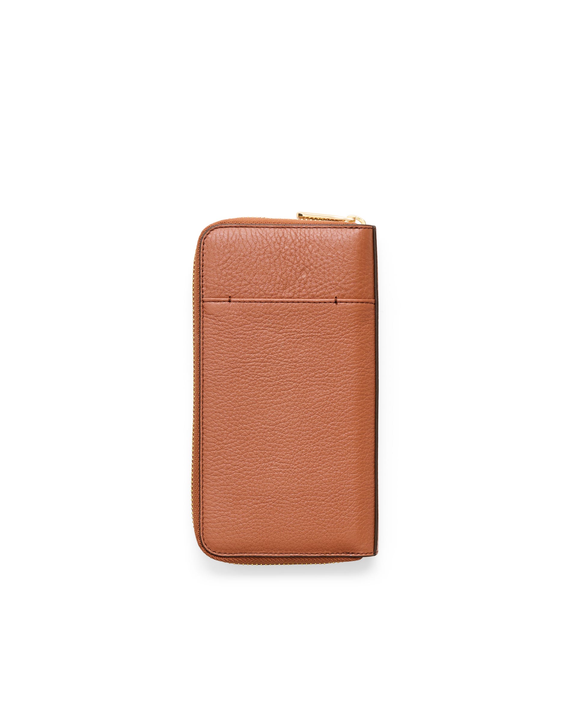 ECCO® WALLET ZIPPED grote lederen portefeuille | Bruin