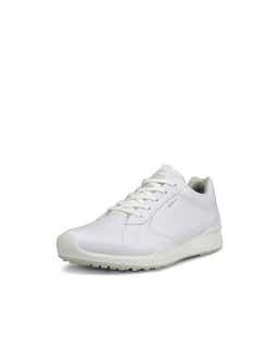 Men's ECCO® Golf Biom Hybrid Leather Golf Shoe | White