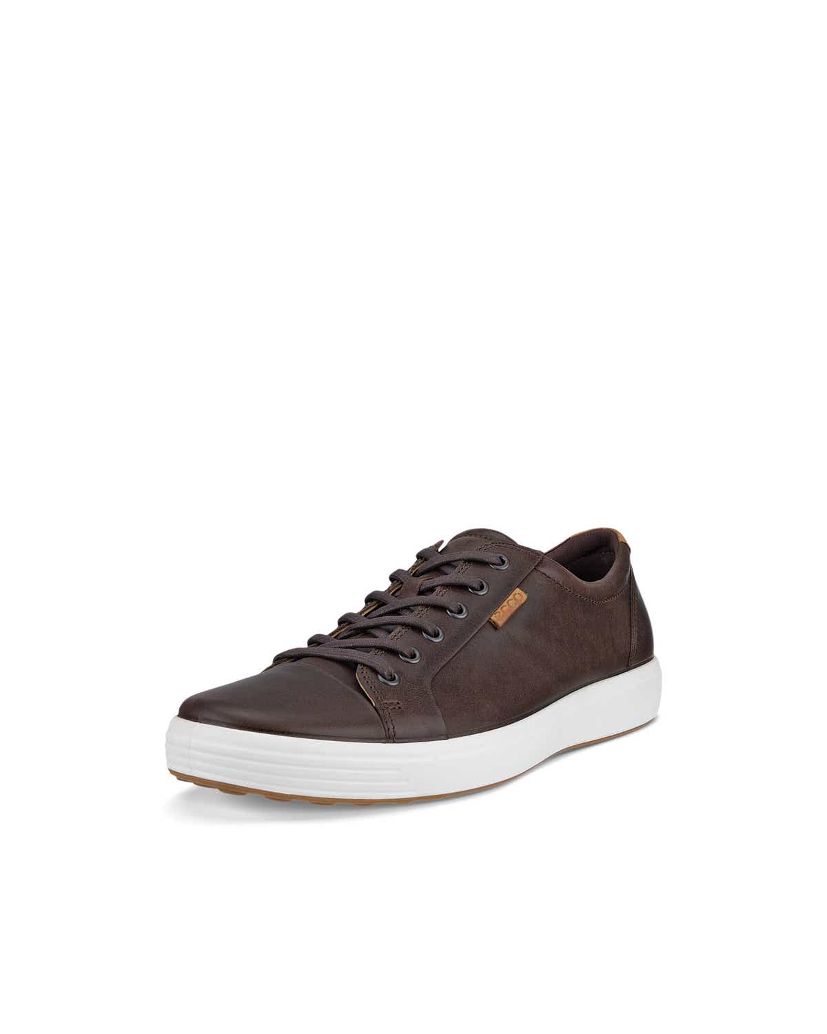 Men's ECCO® Soft 7 Leather Sneaker | Brown