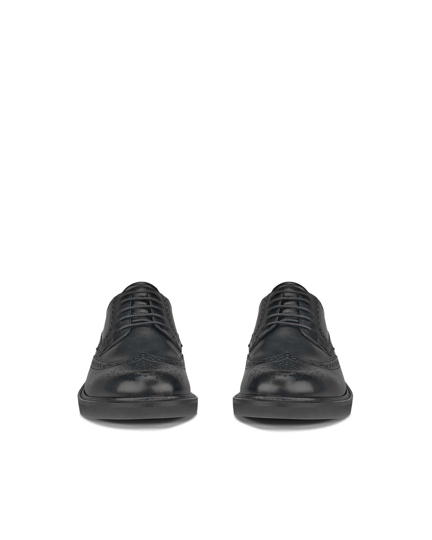 Men's ECCO® Metropole London Leather Brogue Shoe | Black