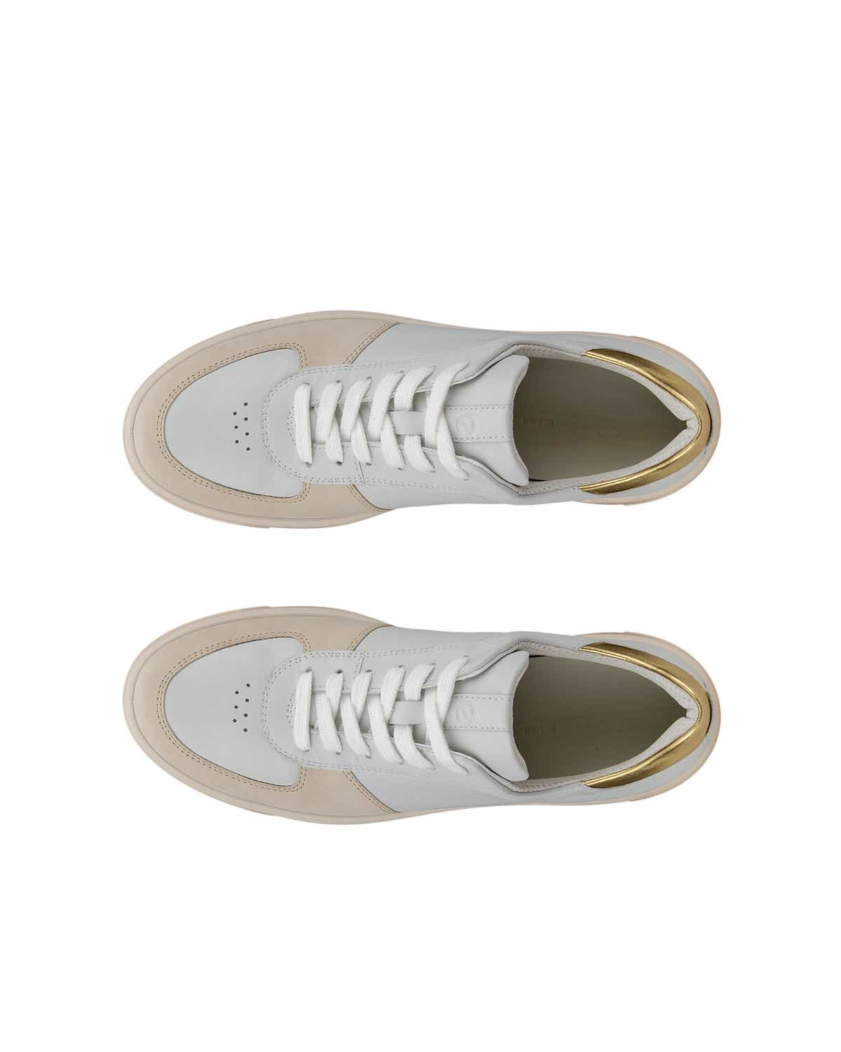 Women's ECCO® Street Tray Leather Sneaker | Beige