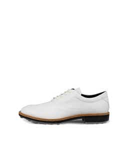 Men's ECCO® Golf Classic Hybrid Leather Golf Shoe | White