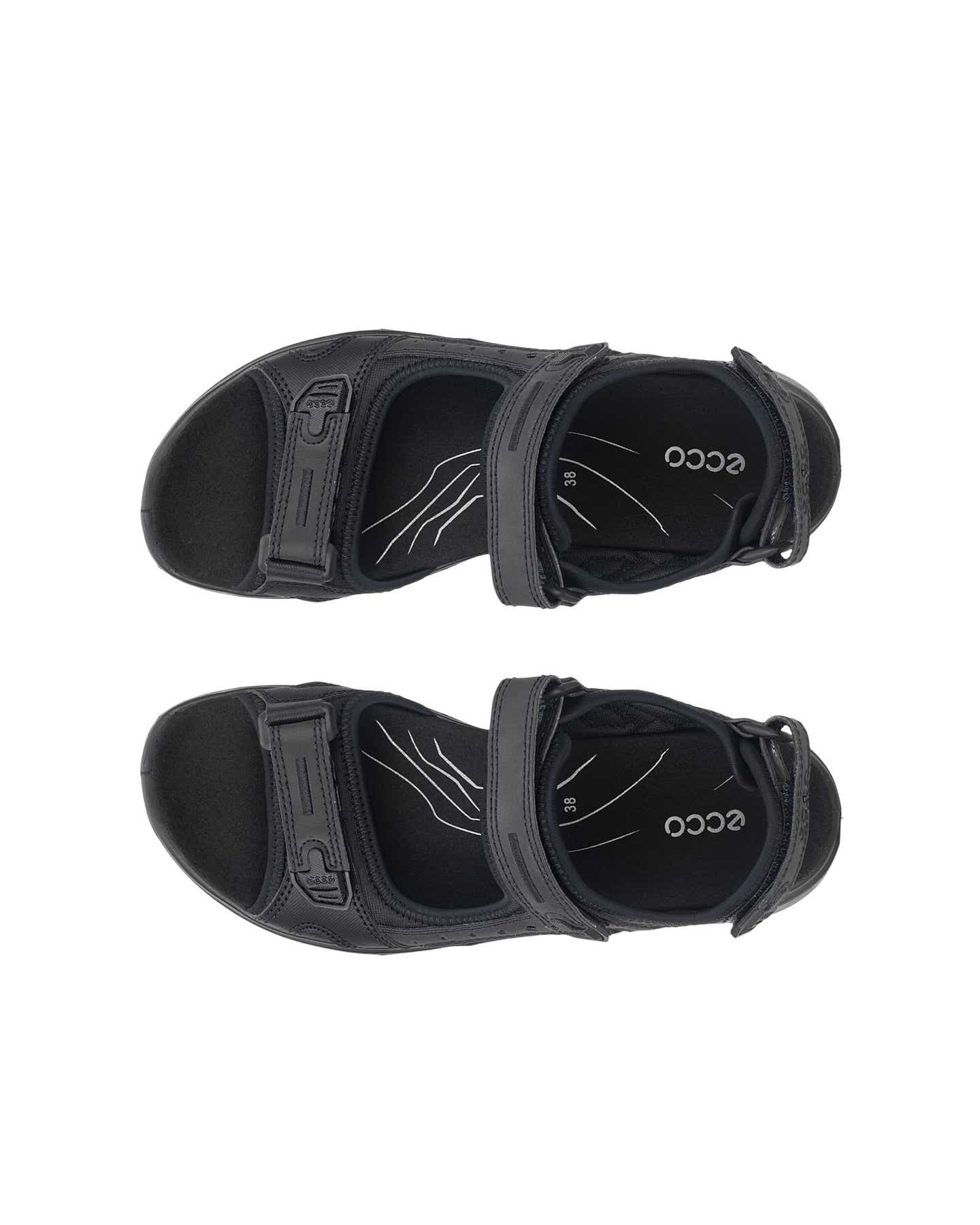 Women's ECCO® Offroad Textile Two Strap Sandal | Black