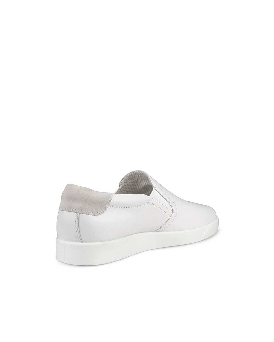 Men's ECCO® Street Lite Leather Slip-On Sneaker | White