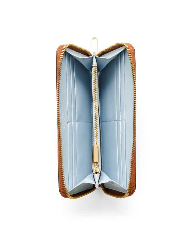 ECCO® WALLET E WAVE CONTINENTAL grote lederen portefeuille | Bruin