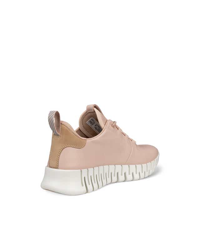 Women's ECCO® Gruuv Leather Sneaker | Pink