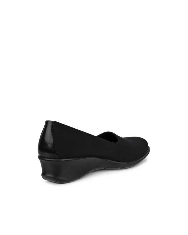 ECCO Felicia Stretch Slip On ウィメンズ テキスタイルストレッチスリッポン | ブラック