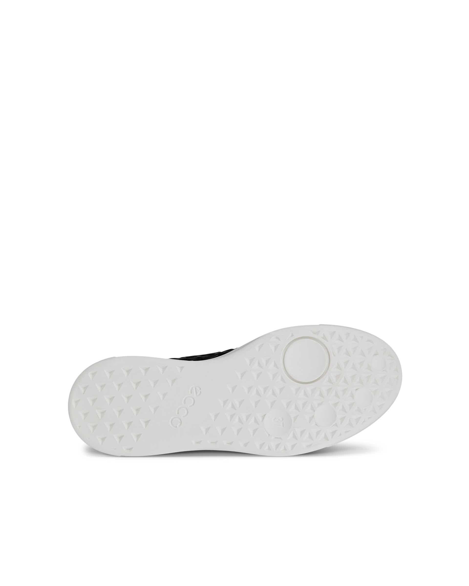 Women's ECCO® Street Tray Leather Sneaker | Black