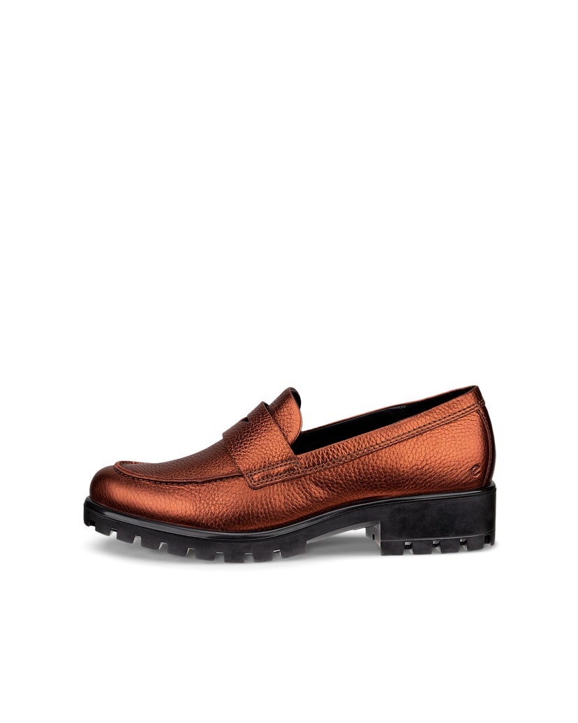 Women's ECCO® Modtray Leather Loafer | Black