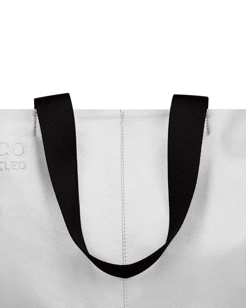 ECCO Upcycled North South 가죽 쇼퍼 백 | 멀티컬러