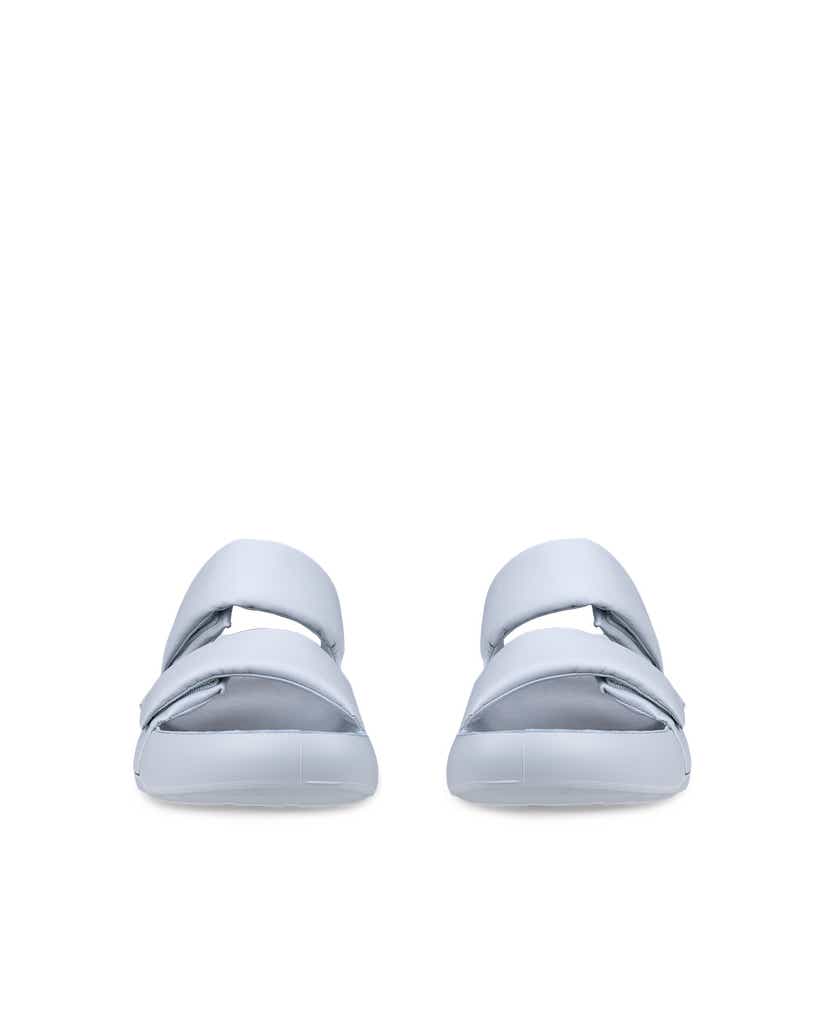 Women's ECCO® Cozmo Platform Leather Two Strap Sandal | Blue