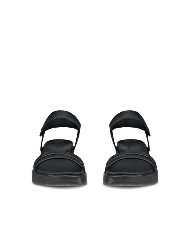 Women's ECCO® Flowt LX Leather Wedge Sandal | Black