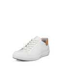 ECCO SOFT 7 EASY SLIP LACE MEN メンズ レザースニーカー | ホワイト