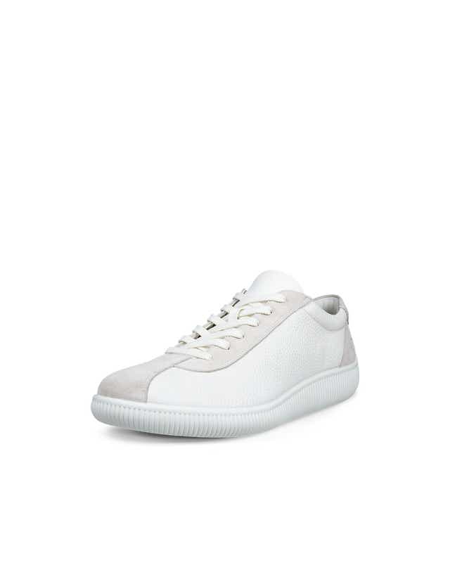 ECCO soft zero MEN メンズ レザースニーカー | ホワイト