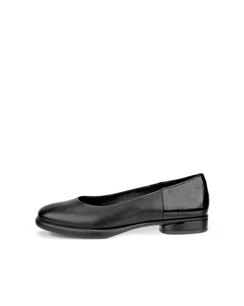 Women's ECCO® Sculpted LX Leather Ballerina | Black