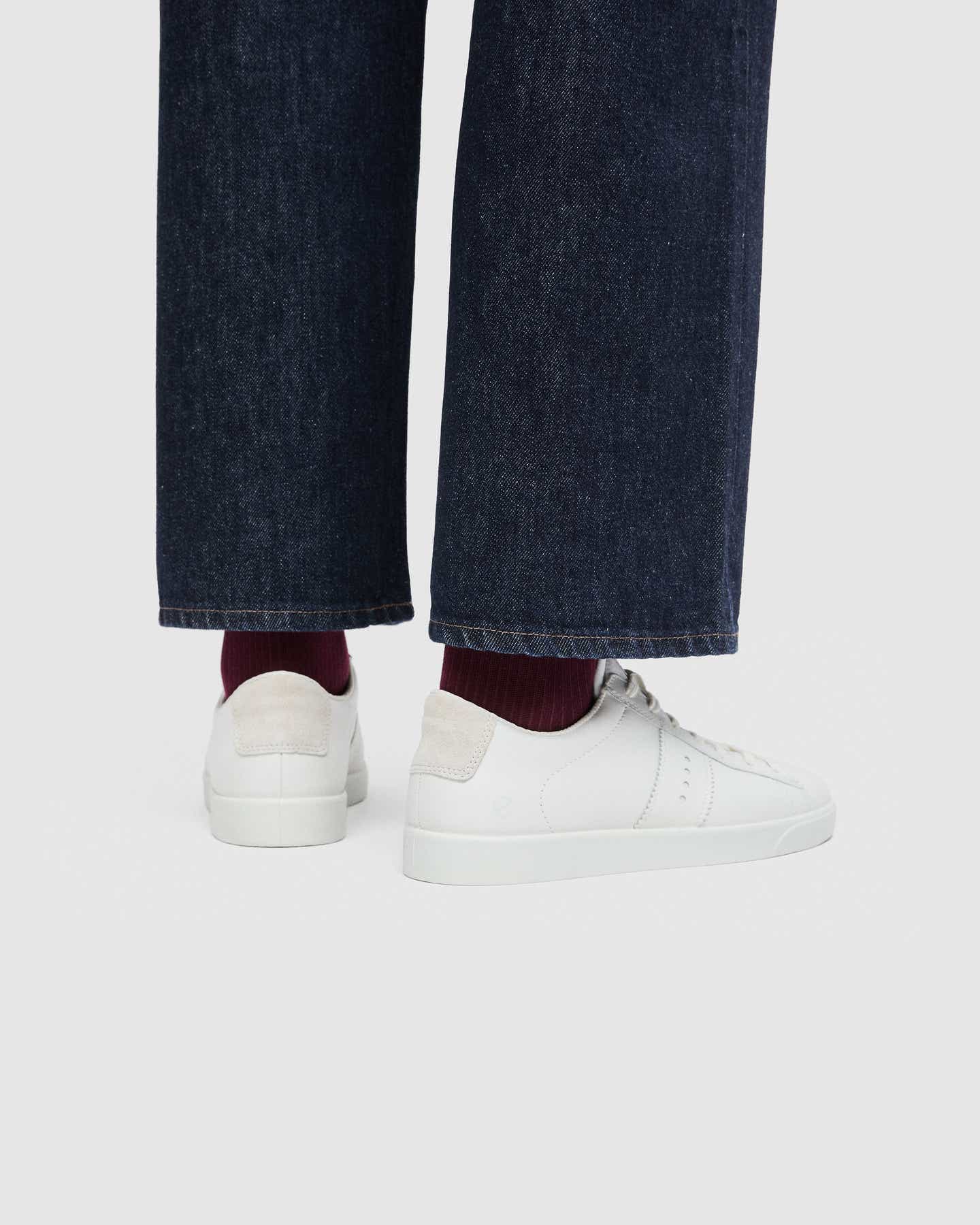 Women's ECCO® Street Lite Leather Sneaker | White