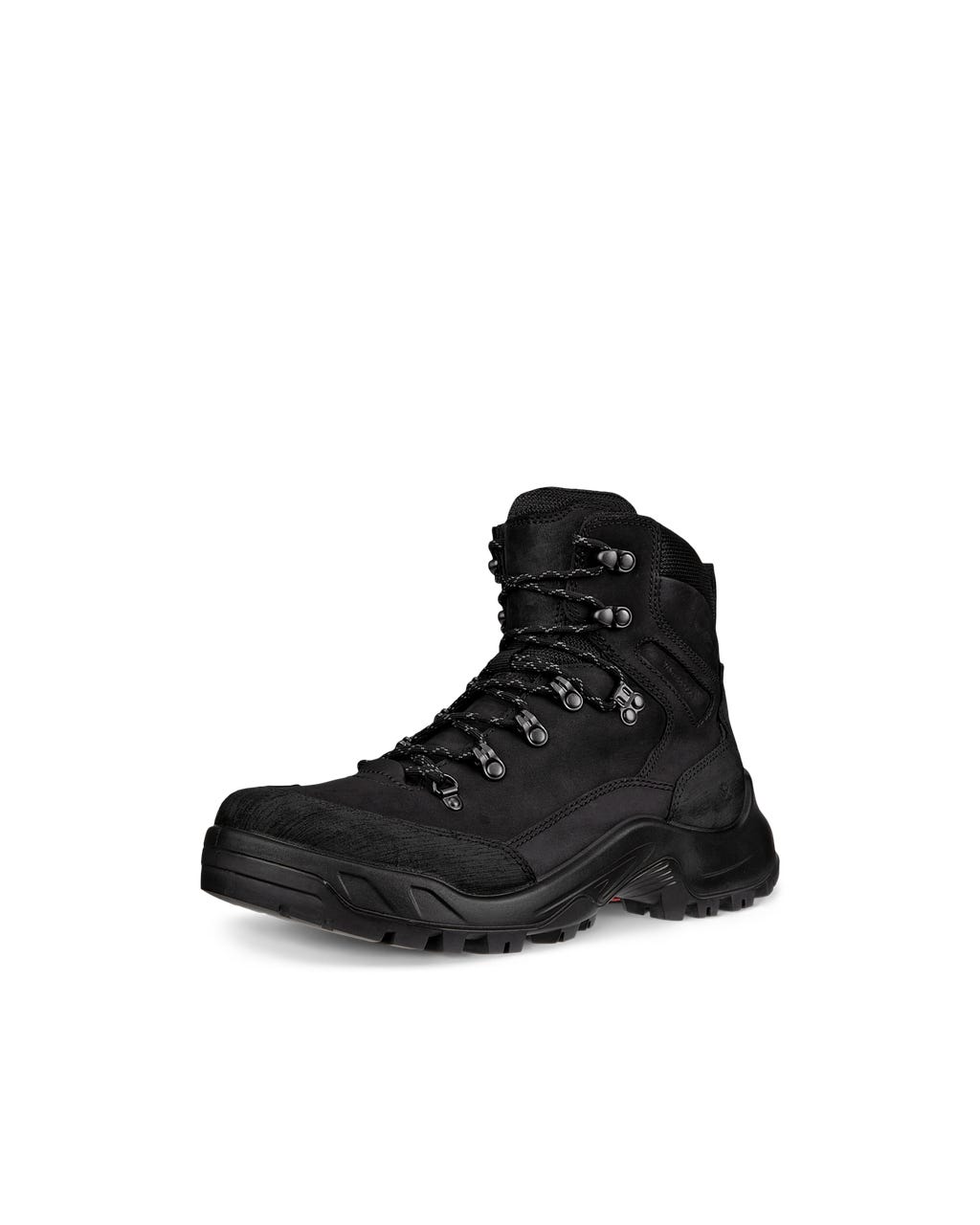Men's ECCO® OFFROAD Nubuck Waterproof Mid-Cut Outdoor Boot | Black